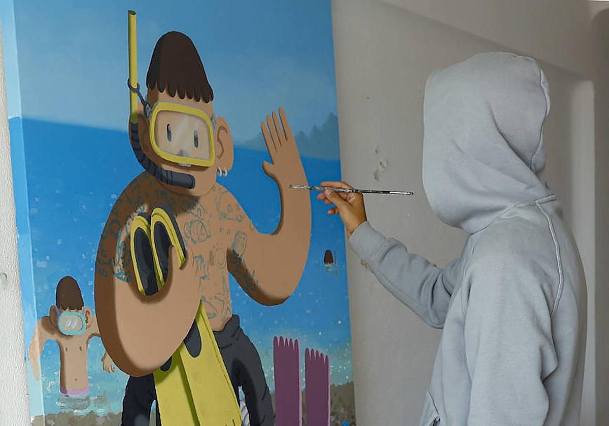 Imon Boy, the urban artist winning over the galleries | Sur in English